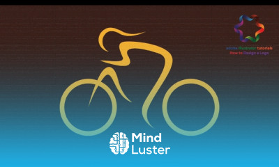 Learn illustrator tutorial how to make a cycle logo design logo design ...