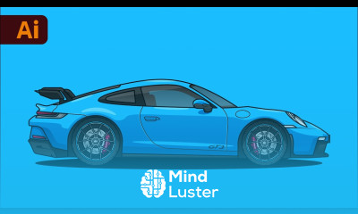 Learn Adobe Illustrator Tutorial How to Create Car Digital Illustration ...