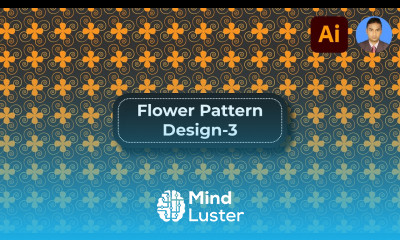 Learn How to create flower pattern background design in Adobe Illustrator free course Pattern ...