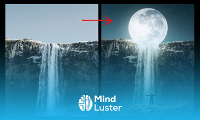 Learn Surreal Moon Waterfall Photo Manipulation Photoshop Tutorial ...