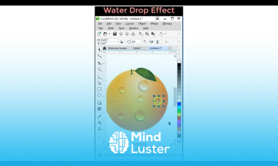 Learn Water Drop Effect youtubeshorts shorts coreldraw - Mind Luster