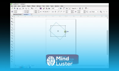 Learn CorelDraw X7 Tutorials Use of Pick Tool - Mind Luster