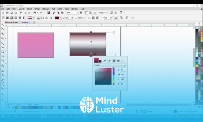 Learn CorelDraw X7 Tutorials Interactive Fill Tool - Mind Luster