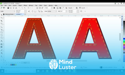 Learn STITCH EFFECT IN CORELDRAW - Mind Luster