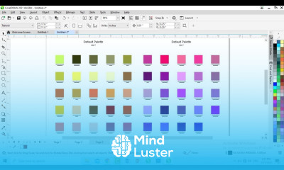 Learn Preparation of Color Charts in CorelDraw - Mind Luster