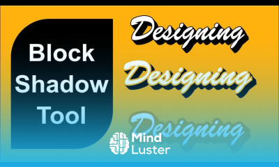 Learn Block Shadow Tool in CorelDraw - Mind Luster