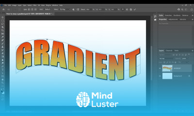 Learn How to Warp a Gradient in Text with Photoshop - Mind Luster