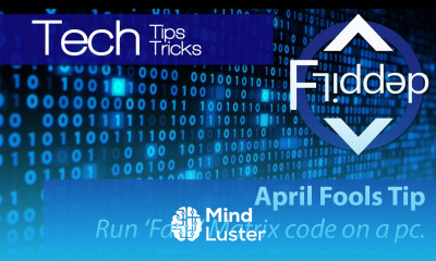 Learn How to get Matrix style Code on your pc to trick friends or family - Mind Luster