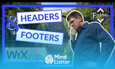 Learn How use a Header and Footer on the Wix ADI site - Mind Luster