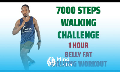 Learn 7000 Steps Challenge1 Hour BELLY FAT Walk at Home Workout600 ...