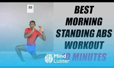 Learn Best Morning Standing Abs Workout for Toned Abs 80 Calories in 10 ...