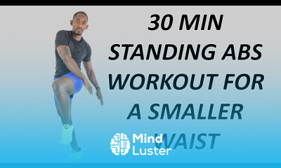 Learn 20 Minute Standing Abs Workout for A Smaller Waist and Flat Tummy ...