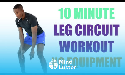 Learn 10 Minute Leg Circuit Workout No Equipment Quick Lower Body ...