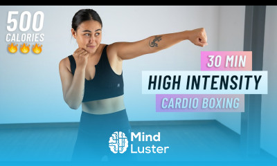 Learn 30 Min Knockout Cardio Kickboxing Style HIIT for an Intense Burn No Equipment No Repeats ...