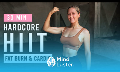 Learn 30 Min Hardcore Full Body HIIT Workout For Fat Burn Cardio No Equipment At Home No Repeats ...