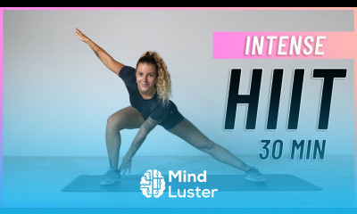 Learn 30 Min Intense HIIT Workout For Fat Burn Cardio No Equipment No Repeat - Mind Luster