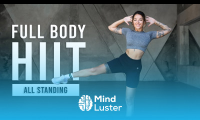 Learn All Standing Fat Burning Workout 40 Min Full Body HIIT No Jumping Beginner Friendly - Mind ...