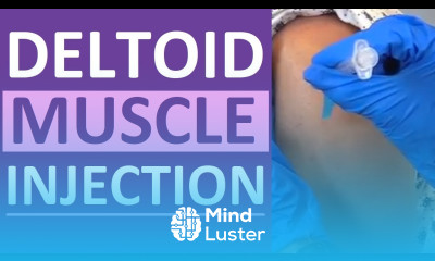 Learn Intramuscular Injection in Deltoid Muscle with Z Track Technique ...