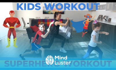 Learn Kids Workout At Home Superhero Workout For Kids - Mind Luster