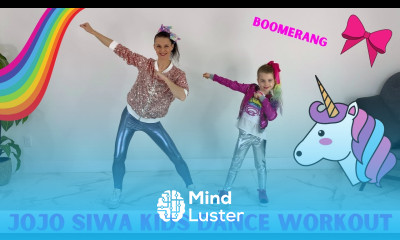 Learn Kids Dance Workout JoJo Siwa Boomerang D R E A M Hold The Drama ...