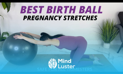 Learn Best Birth Ball Pregnancy Stretches Feels AMAZING 20 Minute ...