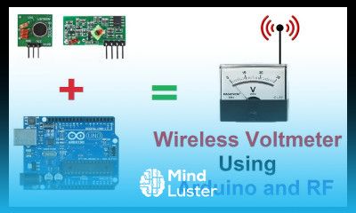 Learn Wireless voltmeter using Arduino and RF 433MHz receiver and transmitter with code - Mind ...