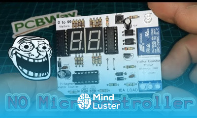 Learn Visitor Counter Without Microcontroller - Mind Luster