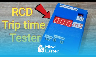 Learn RCD Trip Time Tester Without Microcontroller DIY Trip Time Tester ...