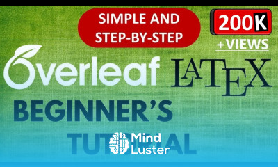 Learn Overleaf Tutorial for Beginners Latex Overleaf Tutorial - Mind Luster