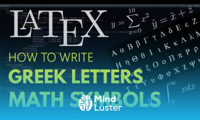 Learn How To Insert Math Symbols In Latex How To Insert Greek Letters 