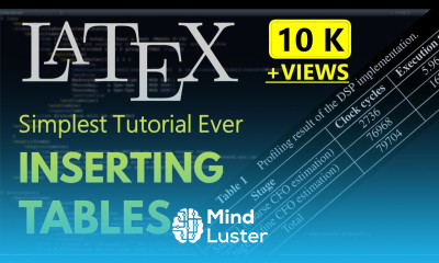 Learn Create Tables in Latex Format Styles of Tables Easiest Tutorial - Mind Luster