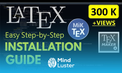 Learn How to Install LaTex Miktex and Texmaker on Windows 10 Windows 8 ...