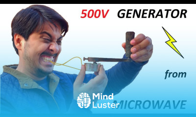 Learn 500V AC Generator from 220V Microwave Synchronous Motor DIY High ...