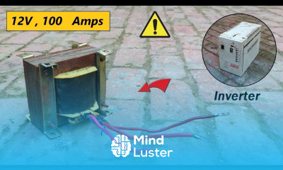 Learn 12V 100 Amp 1 2KW Transformer Salvage from Inverter 20 Years OLD ...
