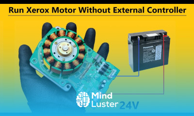 Learn Run 24V 150W Brushless DC Motor without BLDC Controller Photocopy Motor - Mind Luster