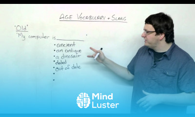 Learn English Vocabulary Slang to talk about AGE retro dated antique ...