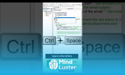 Learn The Top 10 Excel VBA Shortcuts SHORTS - Mind Luster