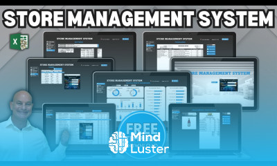 Learn How To Create A Complete Multi User Store Management System With Barcodes In Excel FREE ...