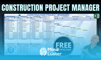 Learn How To Create A Construction Project Manager FROM SCRATCH FREE DOWNLOAD - Mind Luster