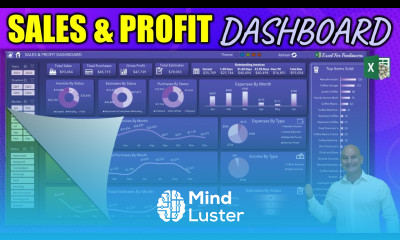 Learn Learn How To Create This Excel Sales Profit Dashboard FREE Accounting Workbook Download ...