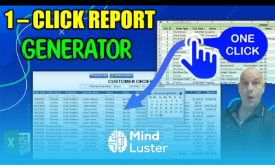 Learn How To Create A Dynamic Report In Excel From Any Table In ONE CLICK FREE DOWNLOAD - Mind ...