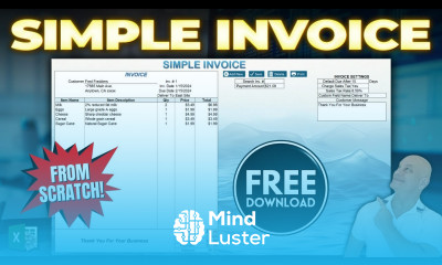 Learn How To Create A Simple Invoice From Scratch In Excel - Mind Luster
