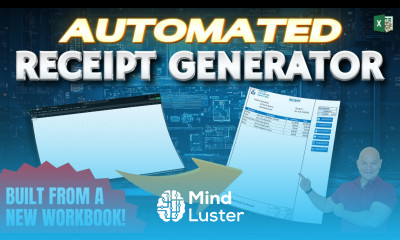 Learn How To Build An Automated Receipt Invoice Generator In Excel From A Blank Workbook - Mind ...