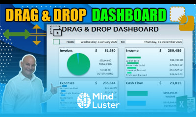 Learn Create This Dynamic Drag Drop Dashboard In Excel NEVER SEEN ...