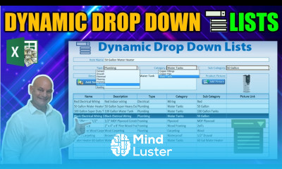Learn How To Create Dynamic Dependent Drop Down Lists In Excel Free Download Training - Mind Luster