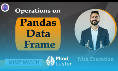 Learn Lec 38 Operations on Pandas Data Frame Python for beginners ...