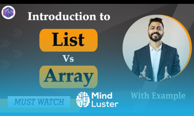Learn Lec 49 List vs Array in Python - Mind Luster