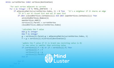 Learn Graph Data Structure 7 A Pathfinding VB NET Implementation - Mind Luster