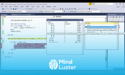 Learn Quicksort 4 – VB NET Implementation - Mind Luster