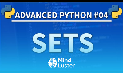 Learn Sets in Python Advanced Python 04 Programming Tutorial - Mind Luster